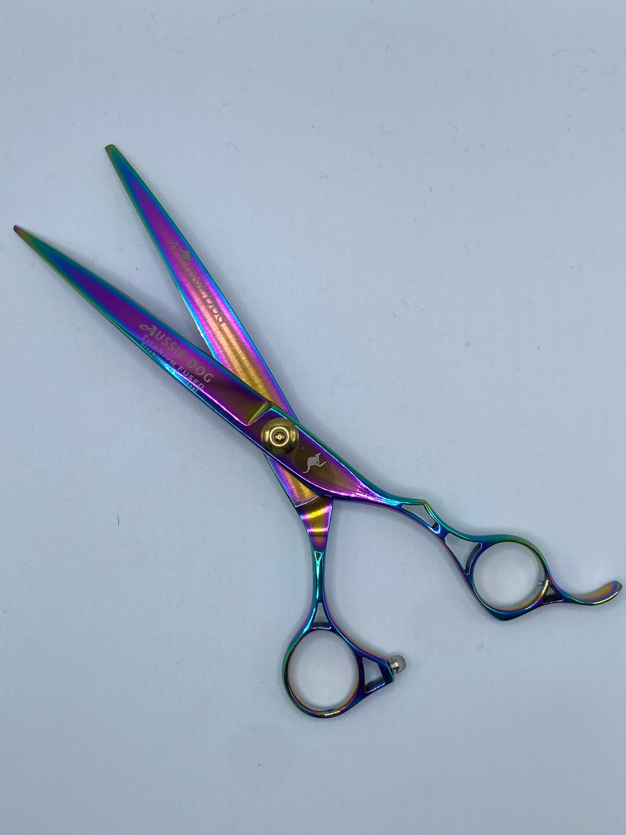 Aussie Dog Offset Rainbow Titanium 7" Curved – SD Pro Shop