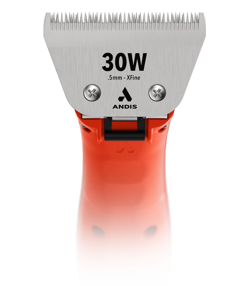 Andis eMERGE Orange Clipper with #30W Wide Blade – SD Pro Shop